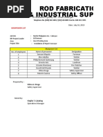 Sample MAterial Request Form | PDF