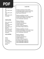 Lirik Mars PPK: Siswa Berkarakter | PDF | Agama & Spiritualitas ...