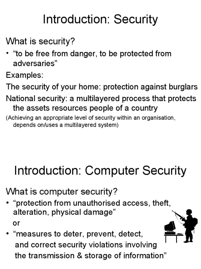 Introduction: Security | PDF | Information Security | Security