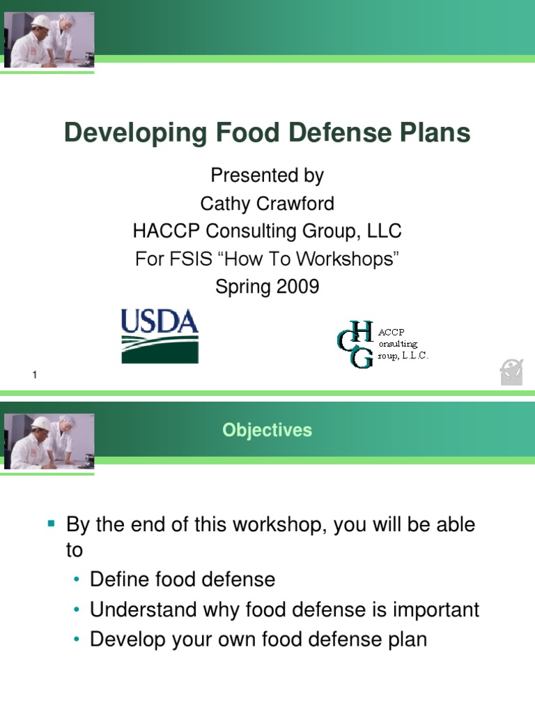 Food Defense | PDF | Risk Management | Foods