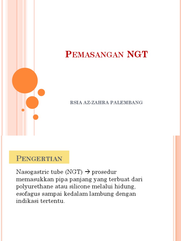 Pemasangan NGT | PDF