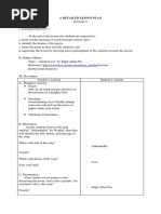 A Detailed Lesson Plan in Grade 9 English | PDF | Metaphor | Rhetorical ...