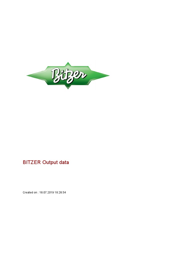Compressor BITZER Open Type | PDF | Gas Technologies | Engines
