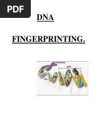 Dna Fingerprint Investigatory Project Class 12 | PDF | Dna Profiling | Dna