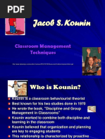 Jacob S. Kounin's Theory | PDF | Classroom Management | Classroom