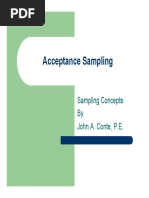 C 0 Sampling Plan | PDF