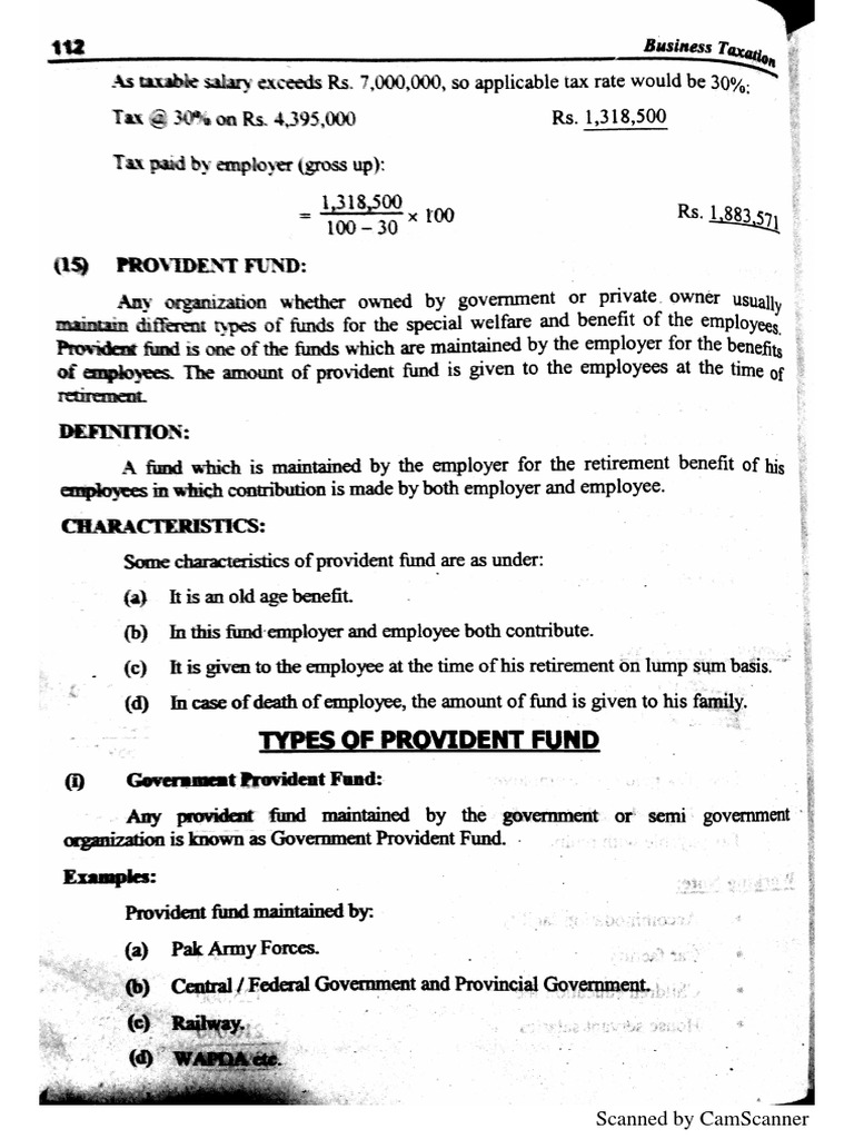 Provident Fund | PDF