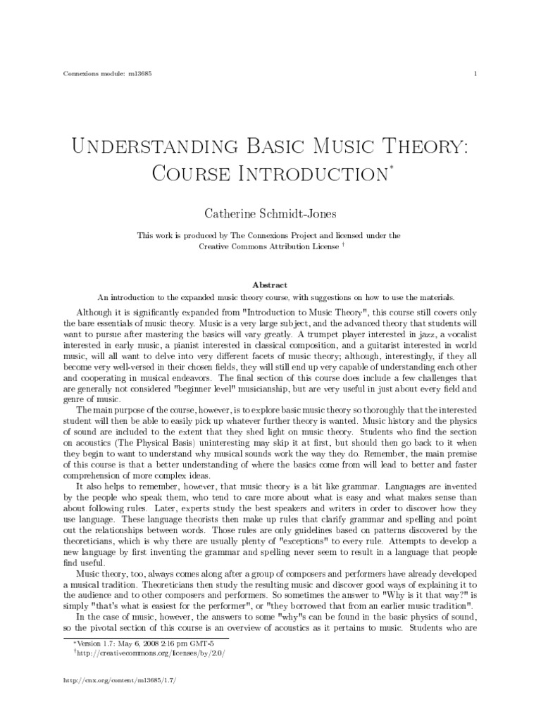 Understanding Basic Music Theory | PDF | Music Theory | Grammar