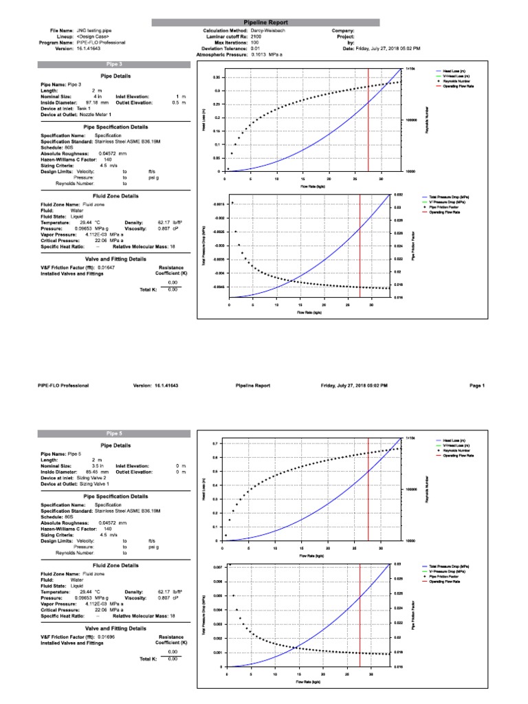 Pipe 3 Pipe Details: Pipeline Report | Download Free PDF | Pipe (Fluid ...