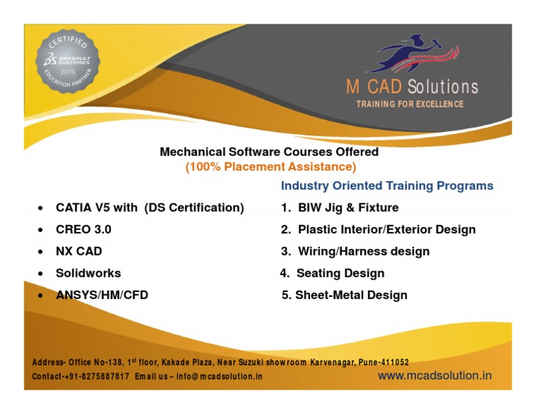Mechanical CAD Training Programs | PDF | Computers