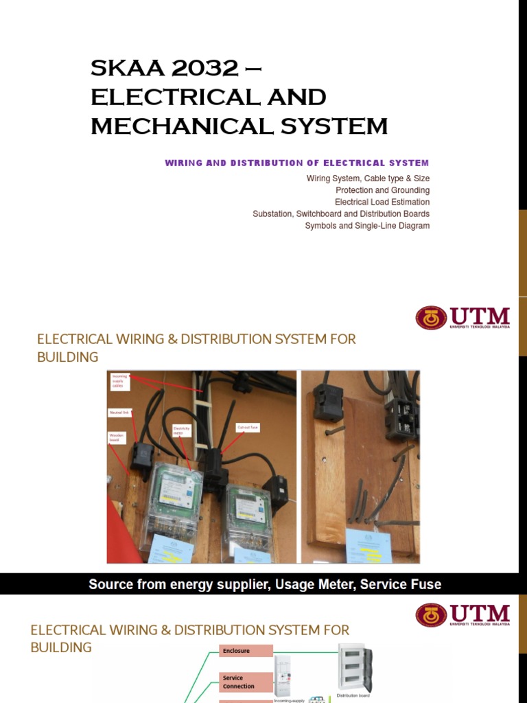 Chapter 3 - Wiring System and Distribution | PDF | Fuse (Electrical ...