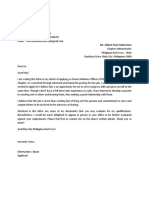 DTI Request Letter | PDF