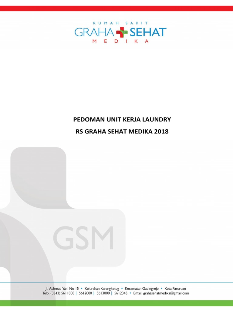 Ep 7.3 Regulasi Unit Kerja Laundry | PDF