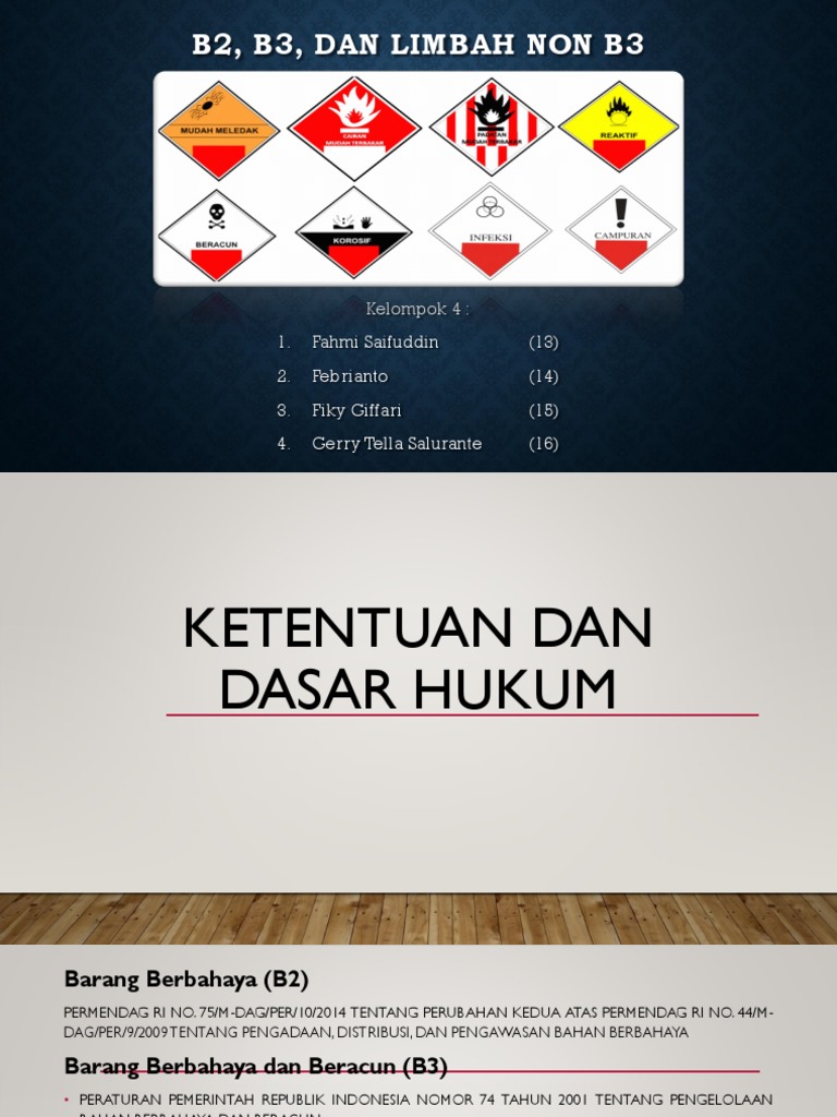 B2, B3, Dan Limbah Non B3 | PDF | Sains & Matematika