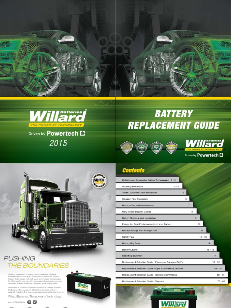 Willard Guide | PDF | Manufactured Goods | Electricity