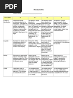 Diorama Project Rubric | PDF | Cognition | Psychological Concepts