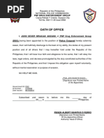 Duty Detail Order Template | PDF