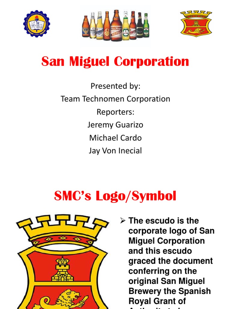 San Miguel Corporation Overview and Logo | PDF | San Miguel Corporation ...