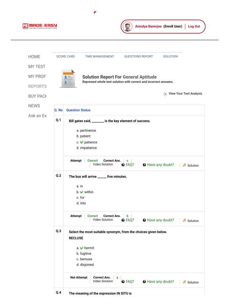 Made Easy Apptitude Test Series | PDF | Area | Teaching Mathematics
