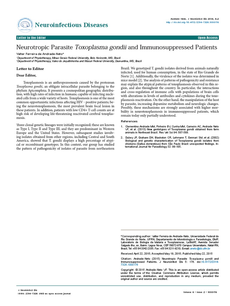 Neurotropic | PDF | Medicine | Epidemiology