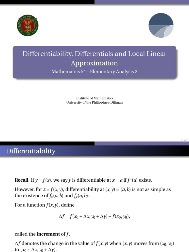 27 Tangent Planes and Linear Approximation | Download Free PDF ...