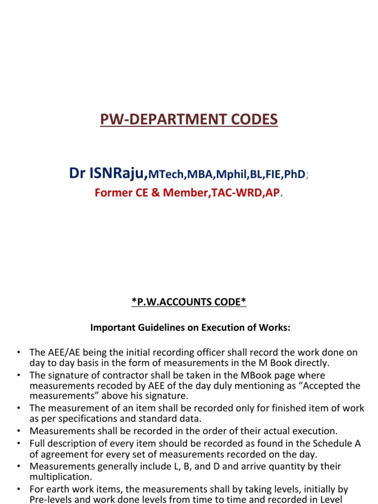 PWD Codes | PDF | Business