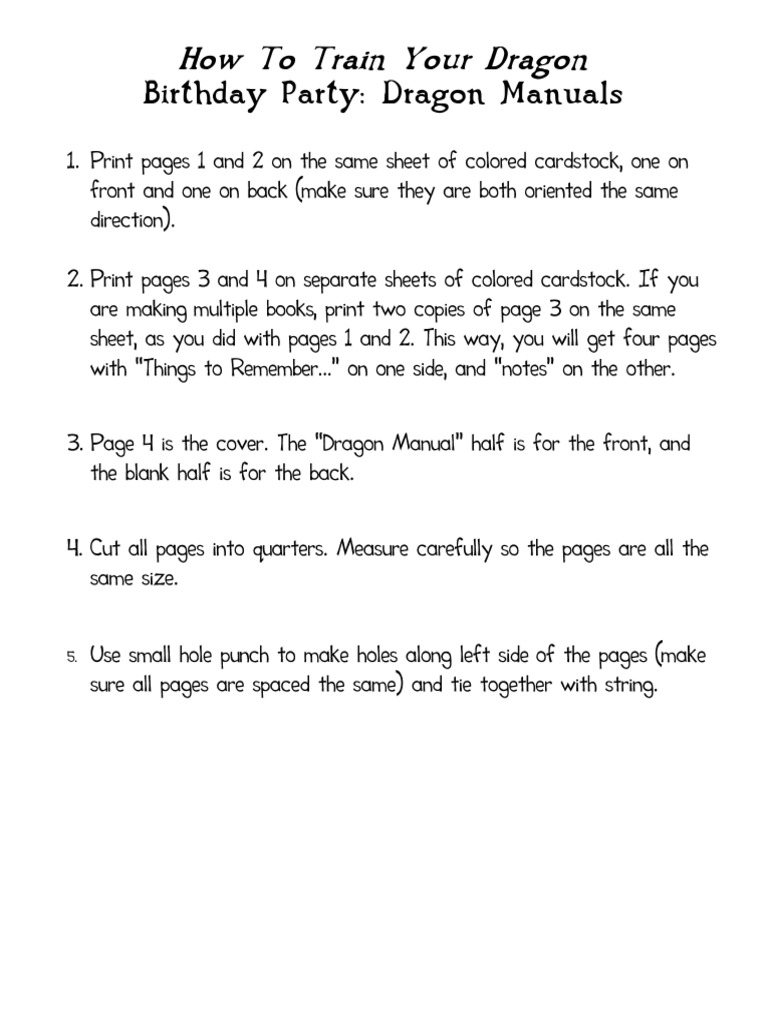 Dragon Manual With Instructions PDF | PDF | Dragon | Violence