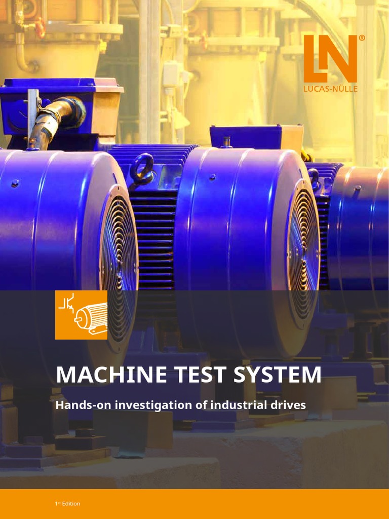 Machine Test System Brochure | PDF | Machines | Servomechanism