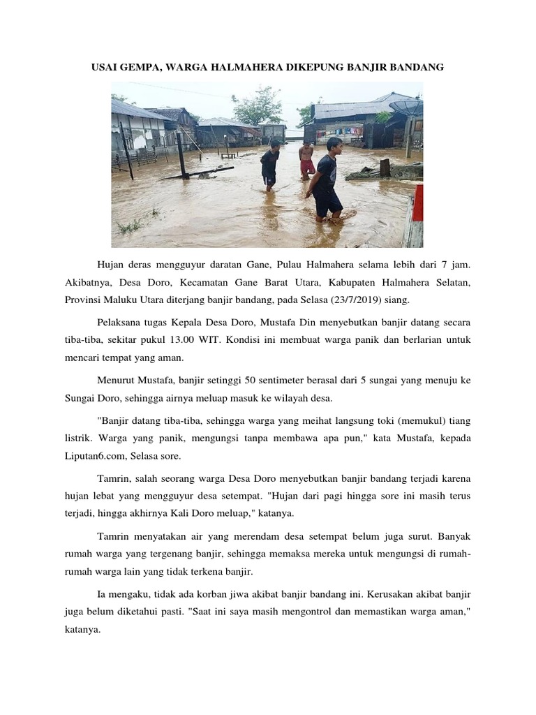 Artikel Banjir | PDF