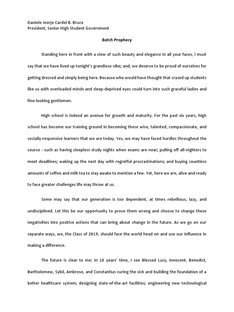 Batch Prophecy Daniele | PDF | Psychology | Psychological Concepts