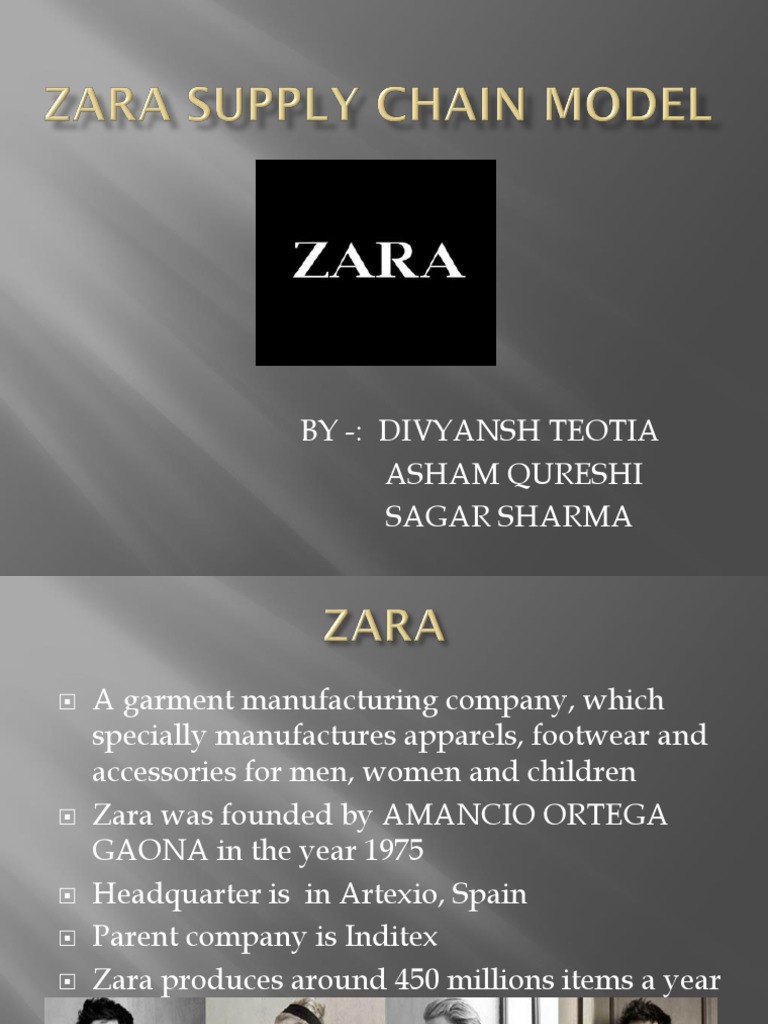 Zara Supply Chain Model | PDF | Retail | Inventory