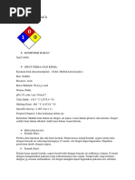 MSDS Aquadest | PDF