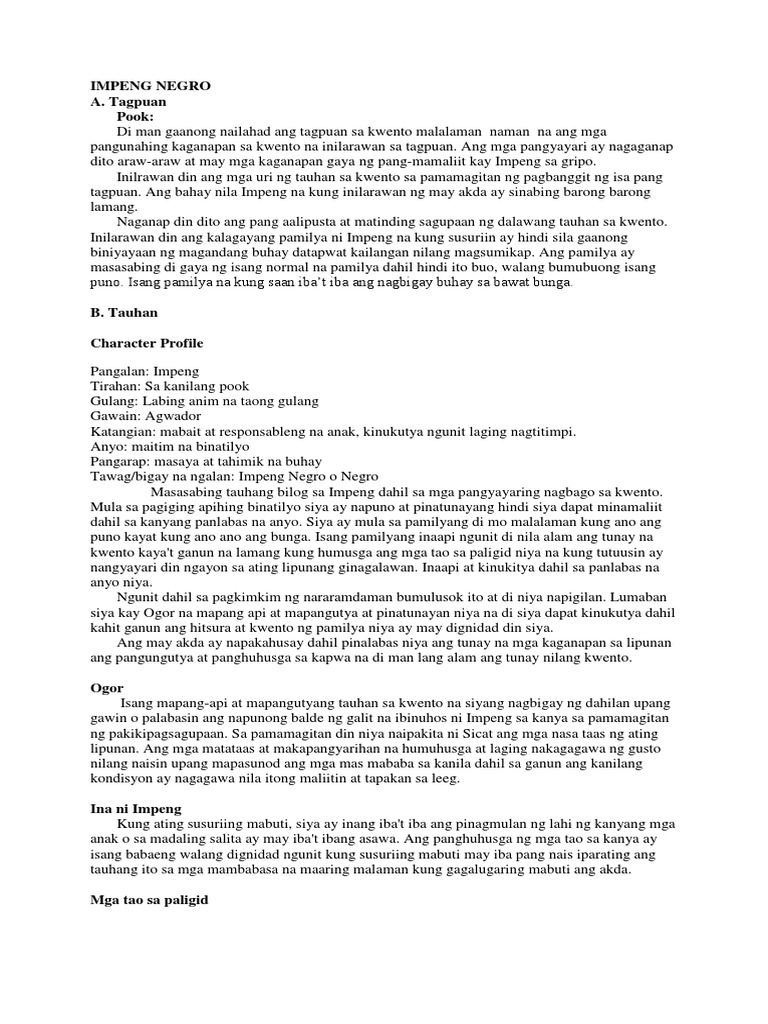 Impeng Negro | PDF