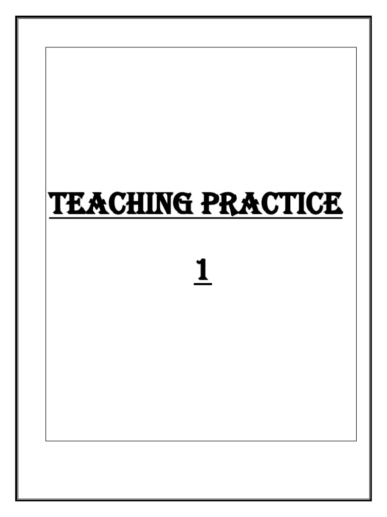 Teaching Practice | PDF