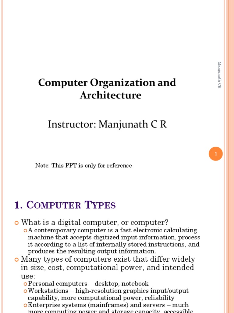 Coa Unit 1 Pdf Central Processing Unit Computer Program