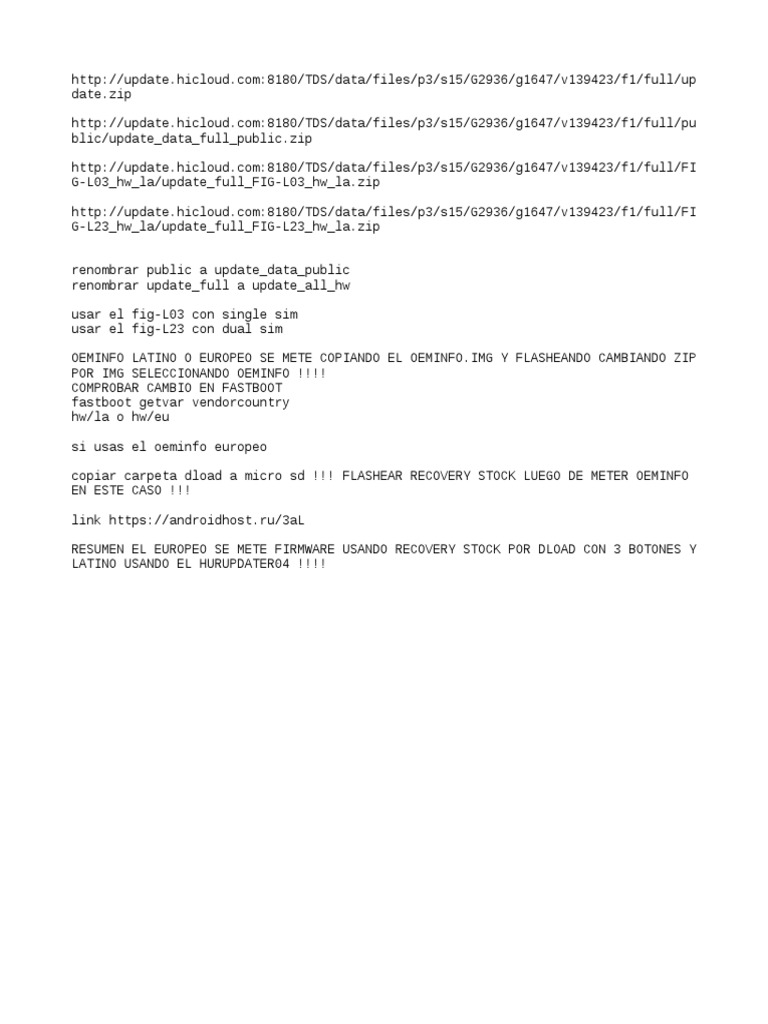 Full Ota Firmware | PDF