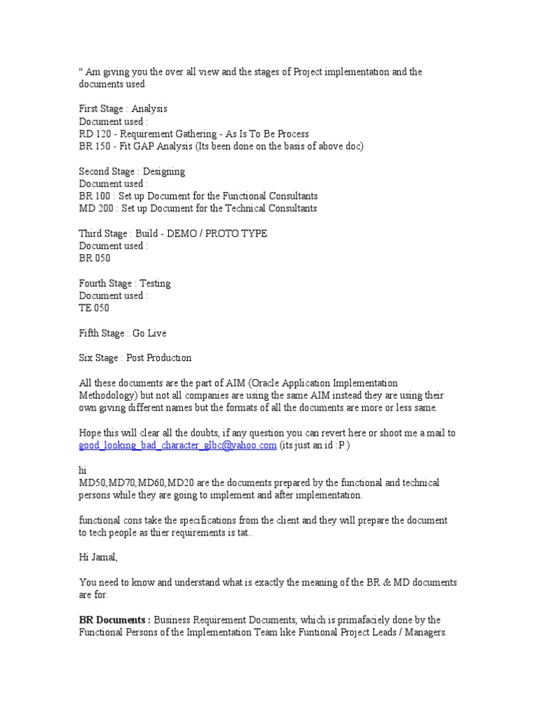 Oracle AIM Methodology | PDF | Databases | Business Process