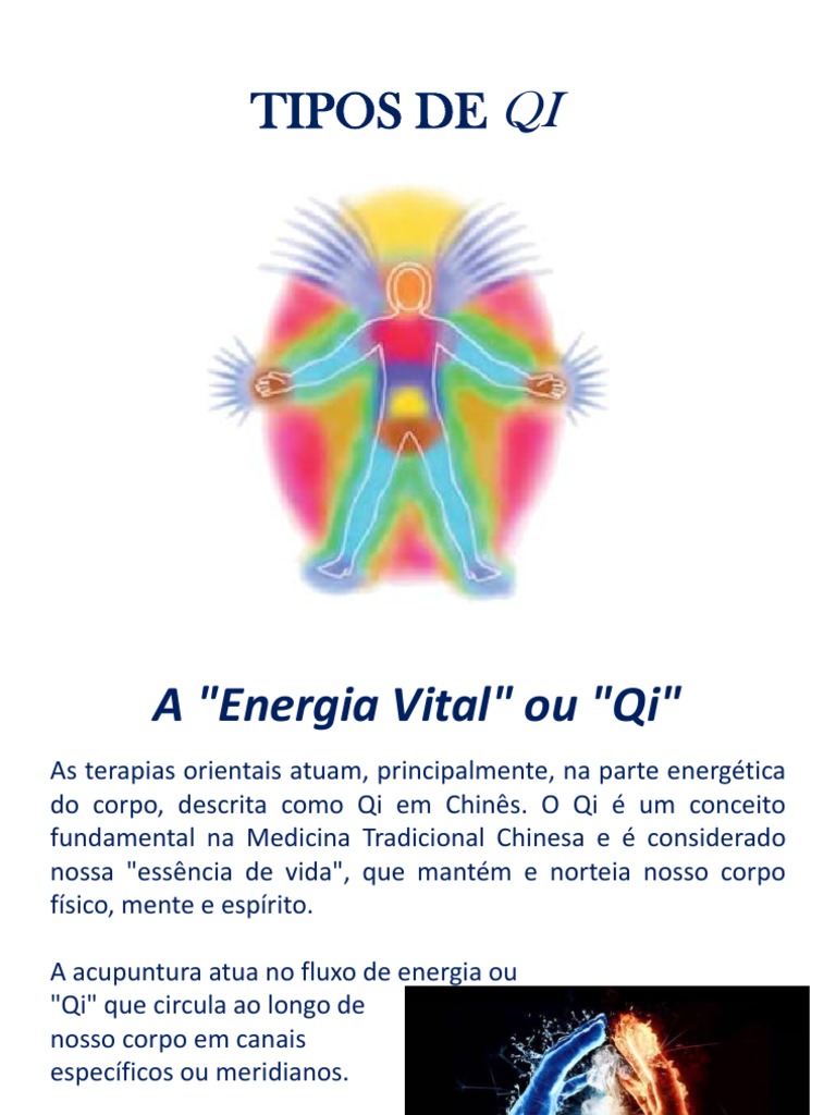 Tipos de Qi | PDF | QI | Meridiano (acupuntura)