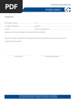Carta Poder Simple | PDF