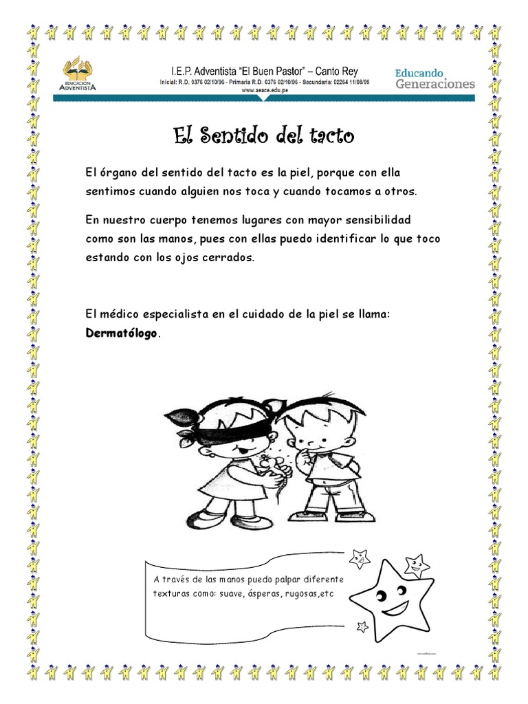 Cuidados del Tacto para Niños | PDF