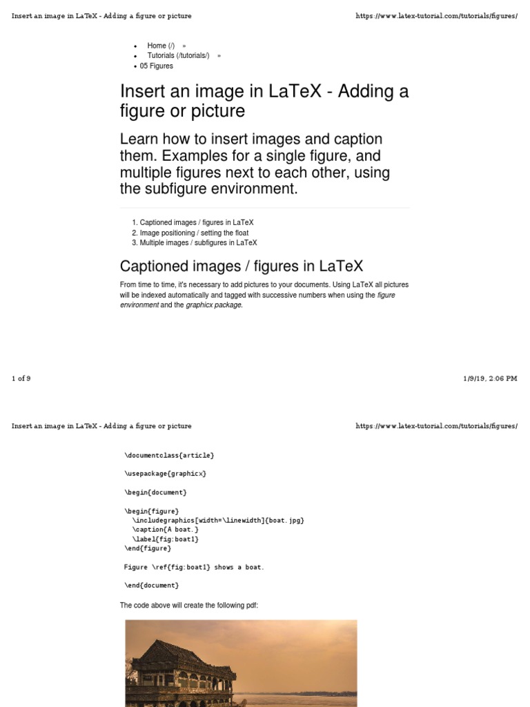 Insert An Image in Latex - Adding A Figure or Picture | Download Free ...