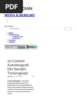 Contoh Autobiografi Diri Sendiri | PDF