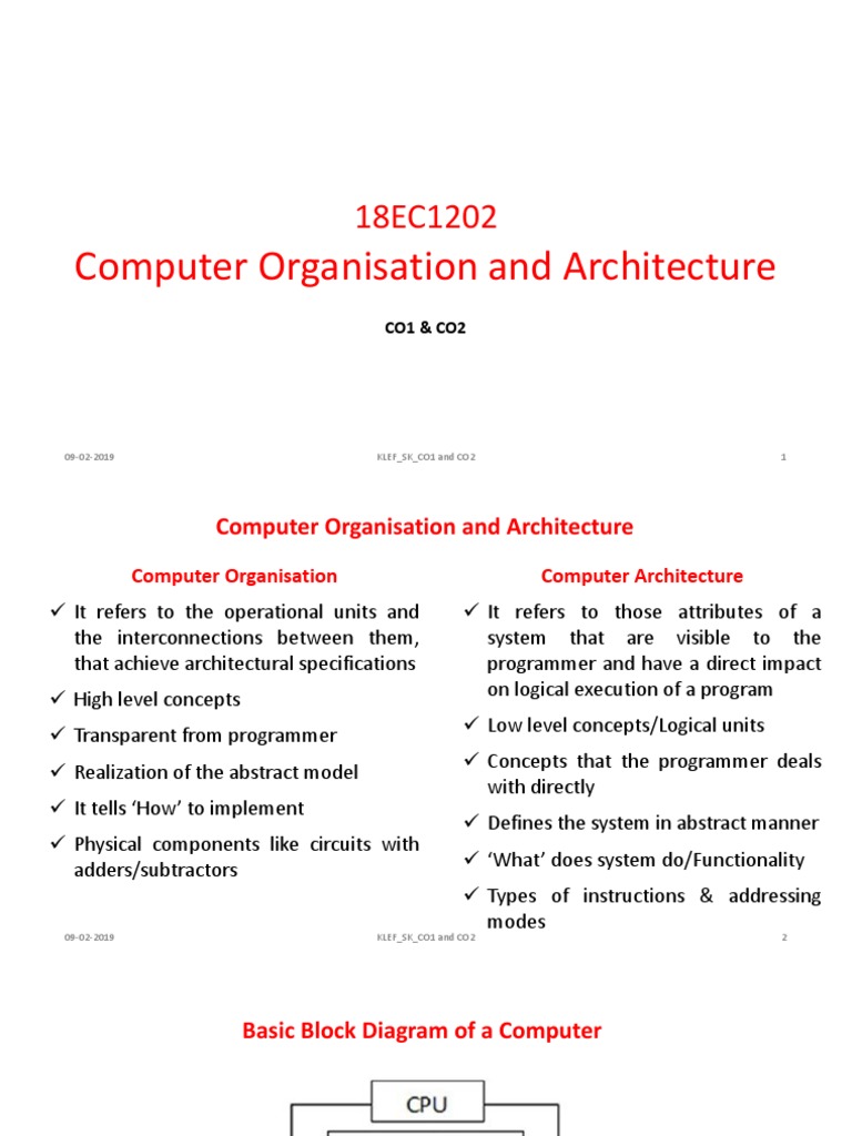 Computer Organization and Architecture | PDF | Random Access Memory ...