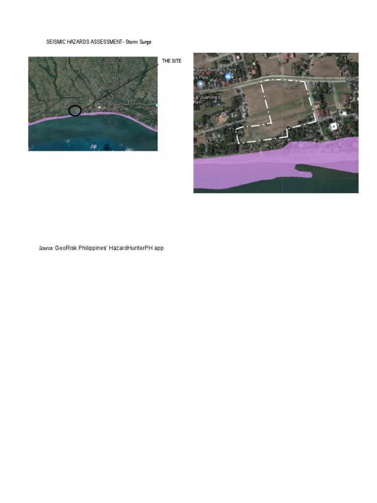 Hazard Map-Storm Surge | PDF