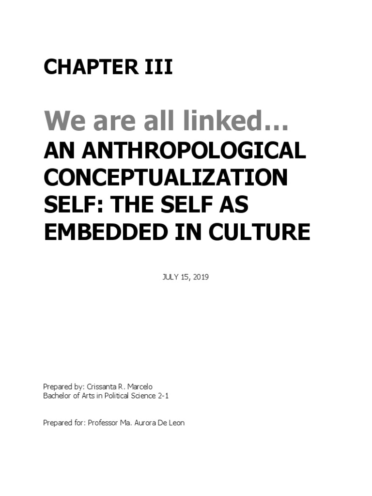 Understanding The Self | PDF | Identity (Social Science) | Self
