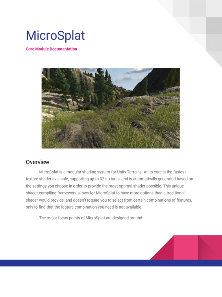 Micro Splat | PDF | Texture Mapping | Shader