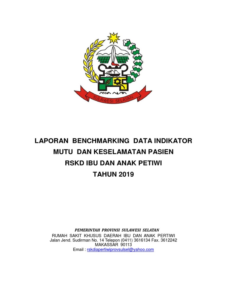 Laporan Benchmarking Mutu RS 2019 | PDF