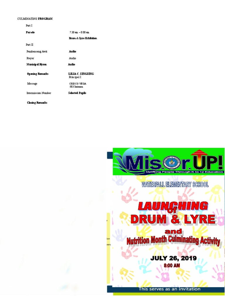 1st General Pta Assembly Program | PDF | Behavior Modification | Public Sphere