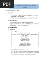 AP3 - Q2 - M3Tagalog - Kwento NG Kasaysayan at Makasaysayang Pook Sa Aking Lalawigan | PDF