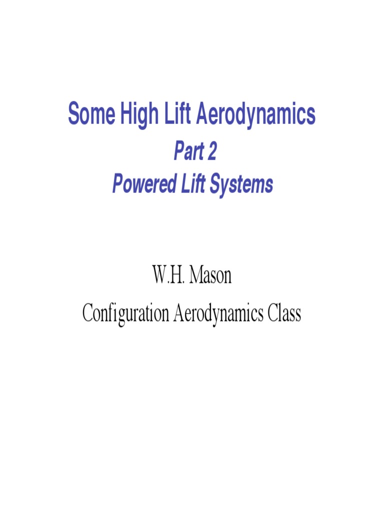 Some High Lift Aerodynamics | PDF | Flap (Aeronautics) | Spaceflight ...